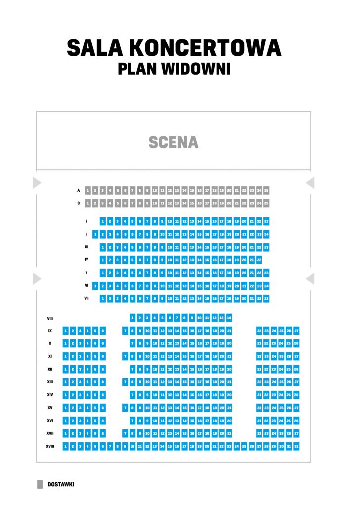 Plan widowni - Opera i Filharmonia Podlaska